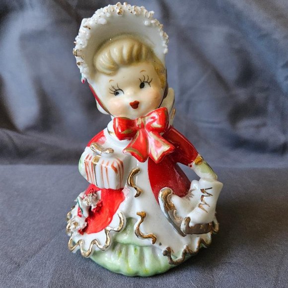 Geo lefton | Accents | Vintage Geo Lefton Christmas Bell Ice Skate ...